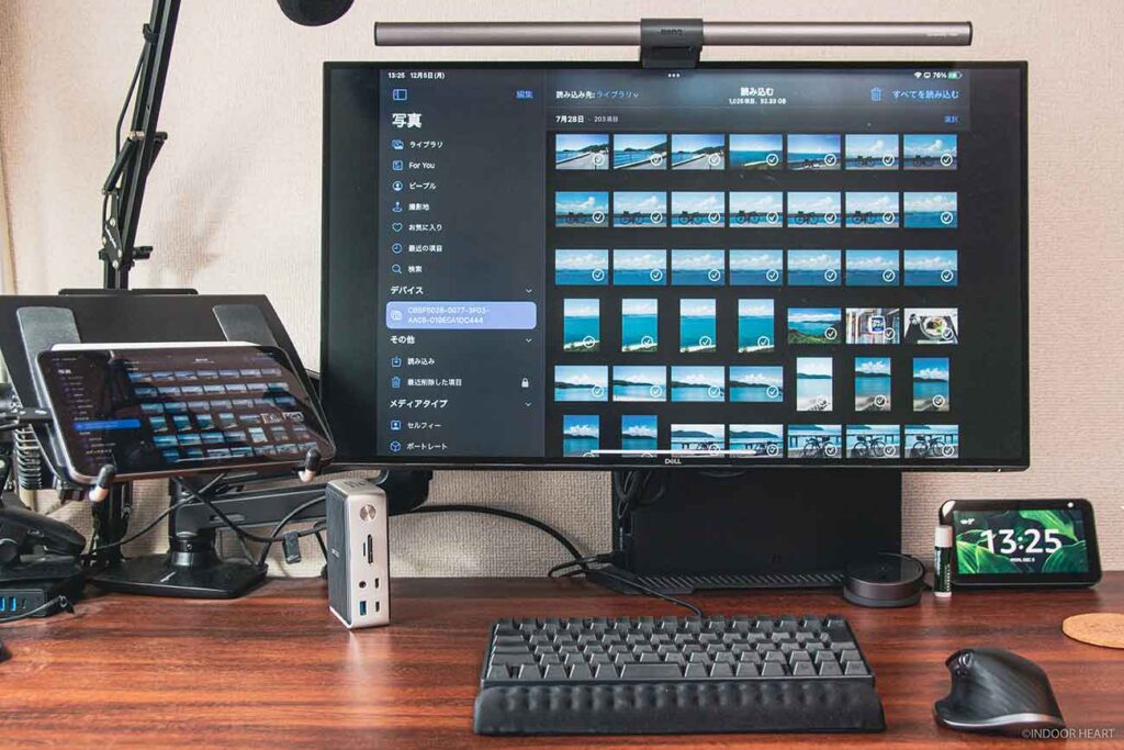 iPad miniをUSB-Cハブ or ドッキングステーション経由で外部モニターに出力。キーボードとマウスが利用できてPCライクに | INDOOR HEART